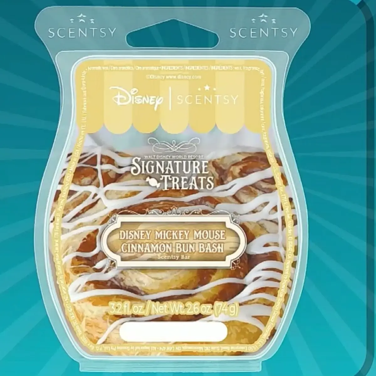Walt Disney World Resort Signature Treats Scentsy Wax Collection ...