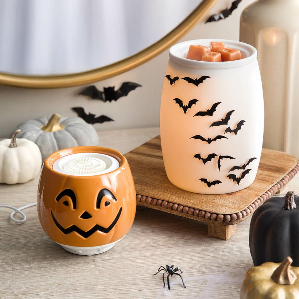 Happy Jack O' Lantern Tabletop Scentsy Fan Diffuser | Harvest 2025