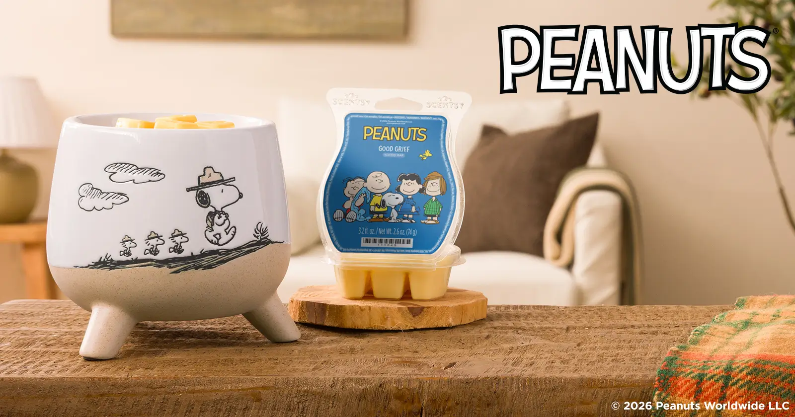 Scentsy X Peanuts™ Beagle Scouts Collection (2026) With Snoopy Now ...