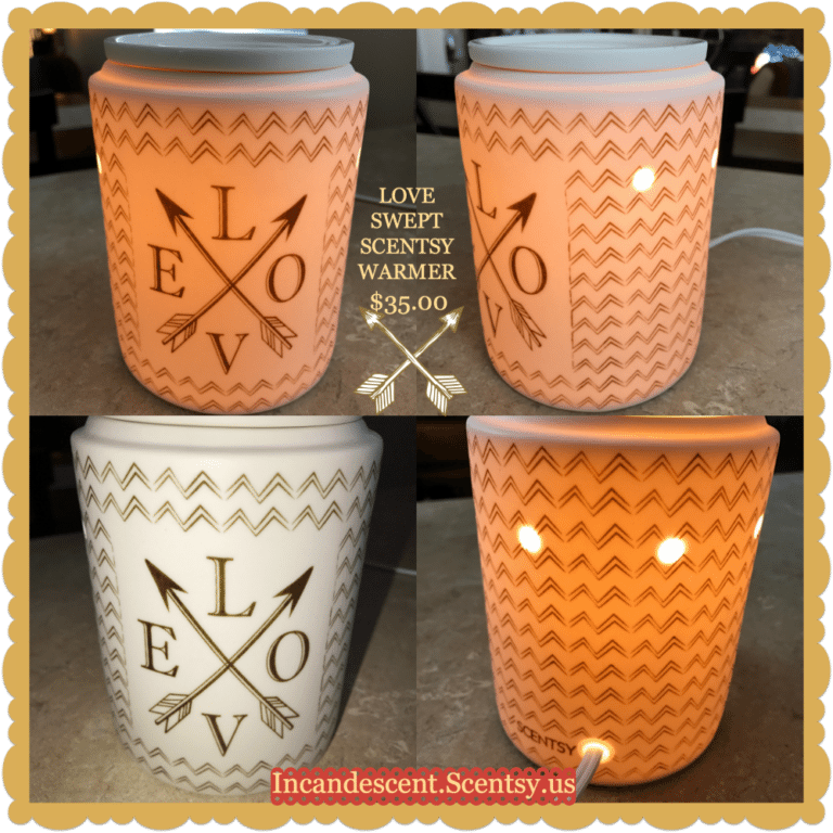 LOVE SWEPT SCENTSY WARMER | DISCONTINUED