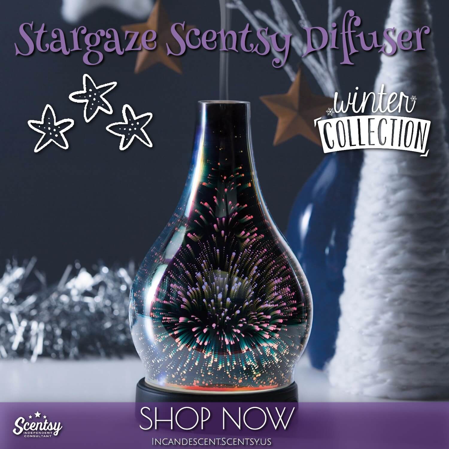 Stargaze Scentsy Diffuser | Incandescent.Scentsy.us