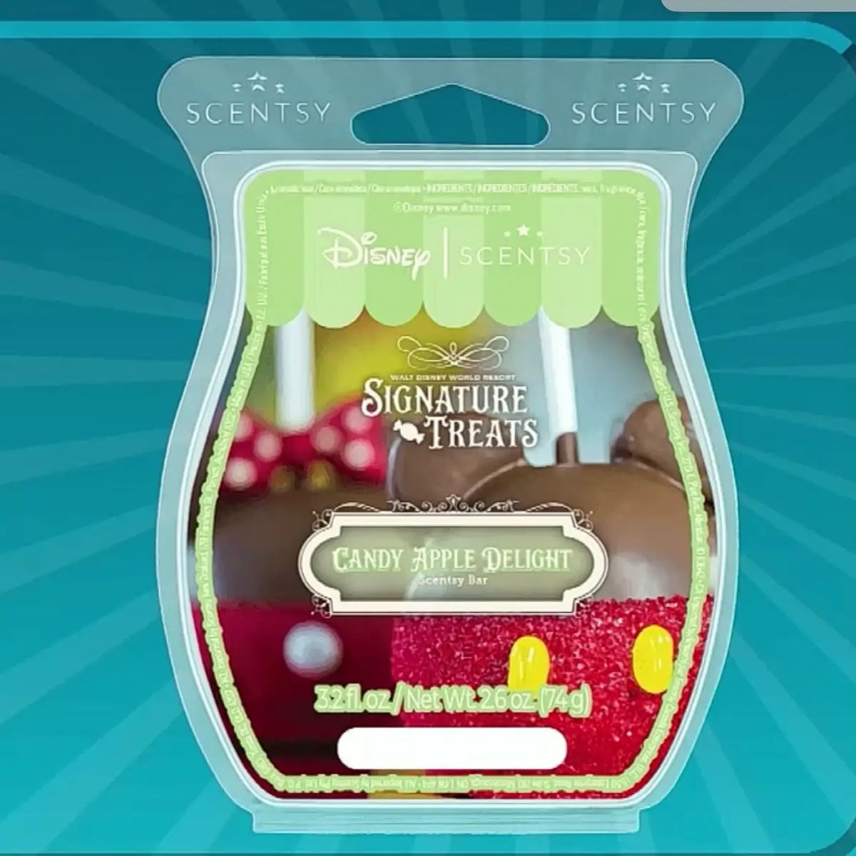 Walt Disney World Resort Signature Treats Scentsy Wax Collection ...