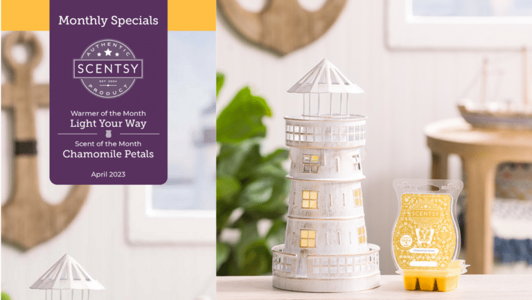 Scentsy April 2023 Warmer & Scent Of The Month | Light Your Way ...