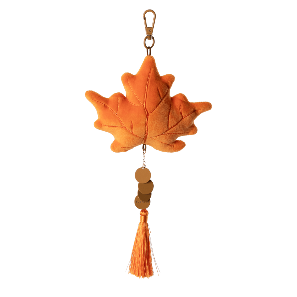 Autumn Leaf Scentsy Bag Charm Clip In Forever Fall