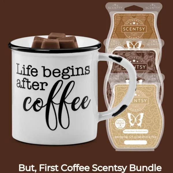 But First, Coffee Scentsy Warmer Bundle