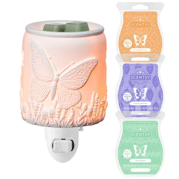 Butterfly Season Mini Scentsy Warmer Bundle