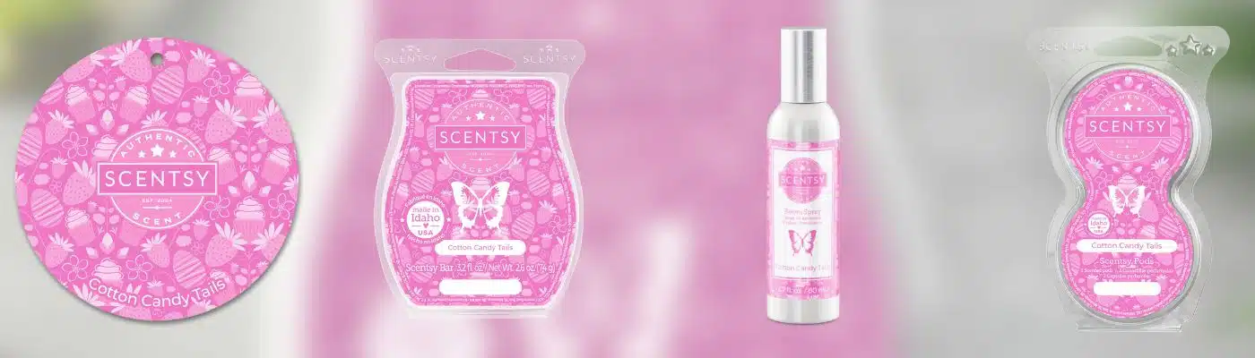 Cotton Candy Tails Scentsy Bar | March 2024 | Incandescent.Scentsy.us