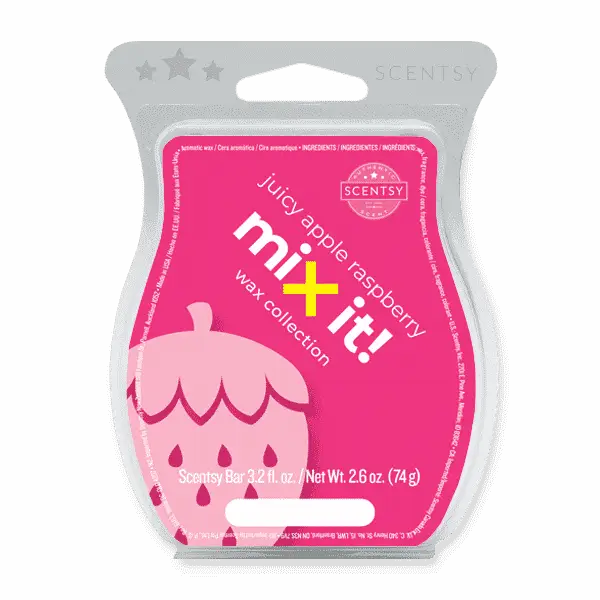 JUICY APPLE RASPBERRY SCENTSY BAR | MIX IT SCENTSY WAX COLLECTION ...