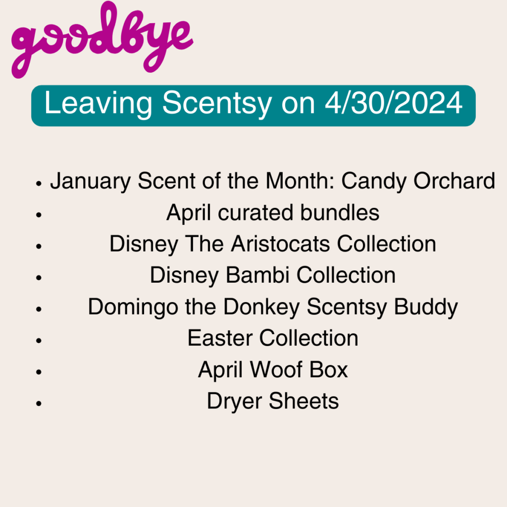 Scentsy Top Sellers - Week Of April 29, 2024