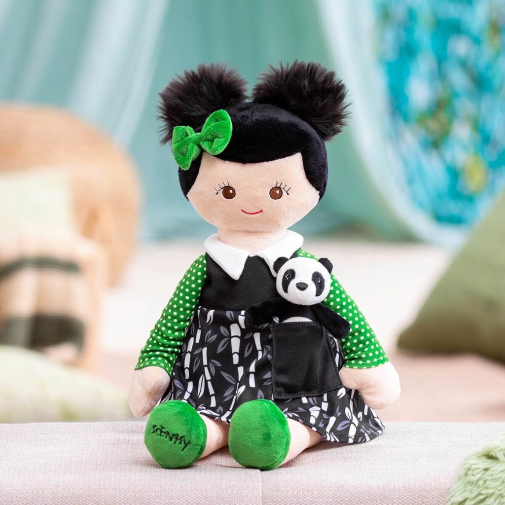Lou Lou Scentsy Friend Doll + Shu Shu The Panda