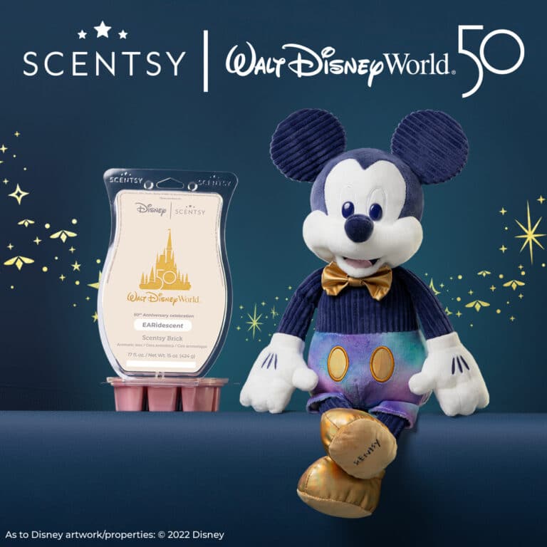 Mickey Mouse EARidescent Scentsy Buddy | Walt Disney World 50th