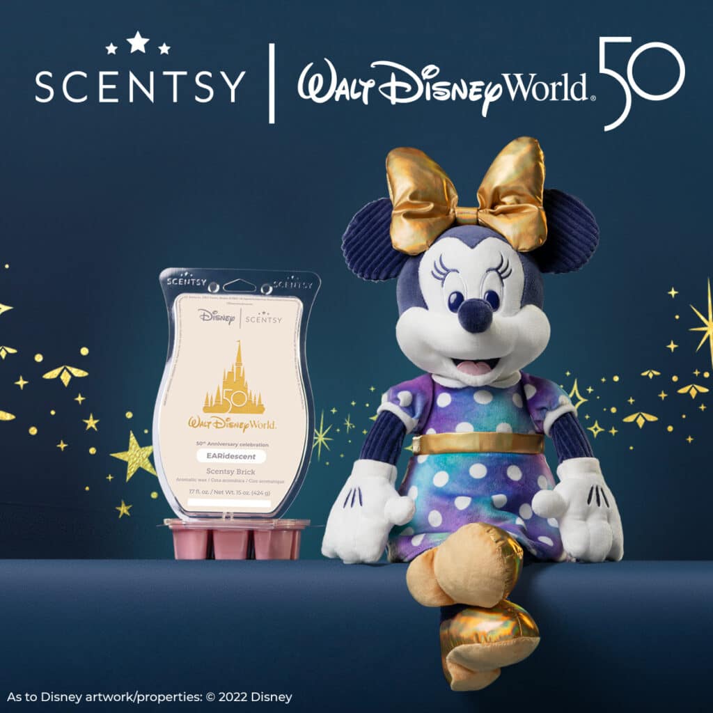 Minnie Mouse EARidescent Scentsy Buddy | Walt Disney World 50th