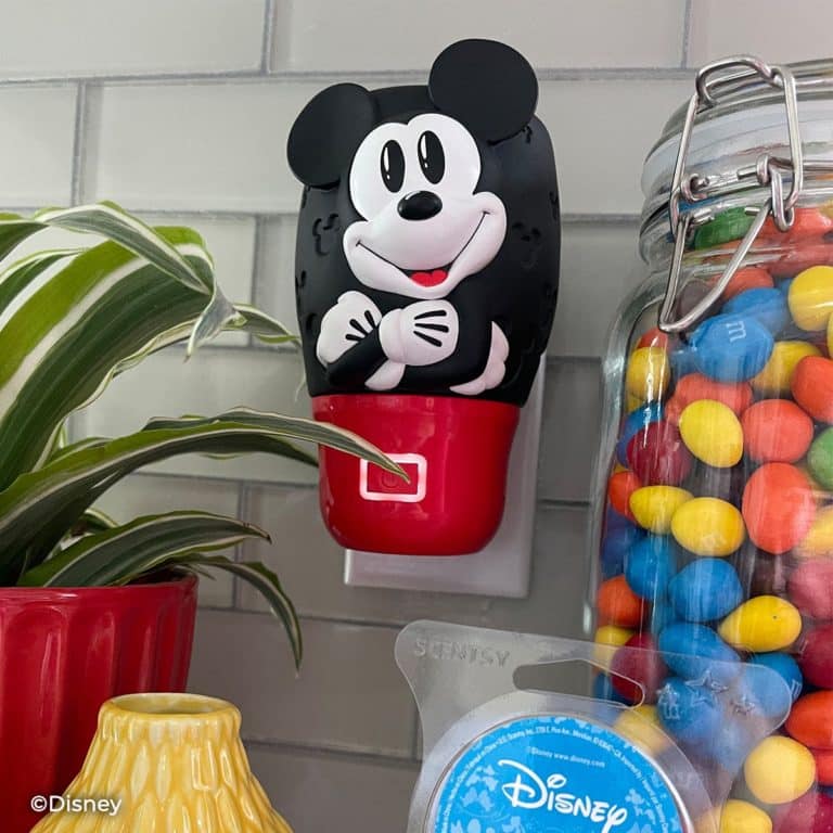 Mickey Mouse Wall Fan Scentsy Diffuser With Light | Disney Collection