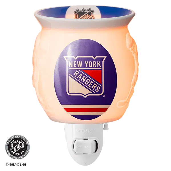 NHL®: New York Rangers ® - Scentsy Mini Warmer | Incandescent.Scentsy.us