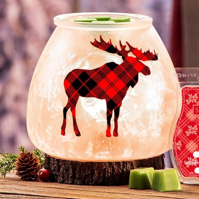 NORTHERN PLAID MOOSE SCENTSY WARMER