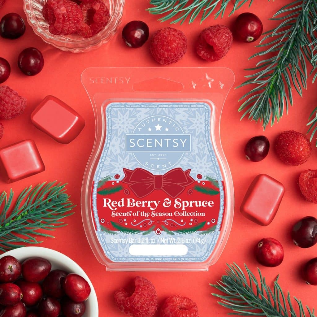 Red Berry & Spruce Scentsy Bar