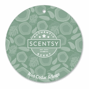 RED CEDAR AND SAGE SCENTSY SCENT CIRCLE
