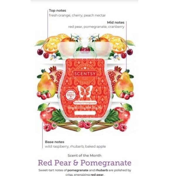 Red Pear & Pomegranate Scentsy Room Spray | February 2021 ...