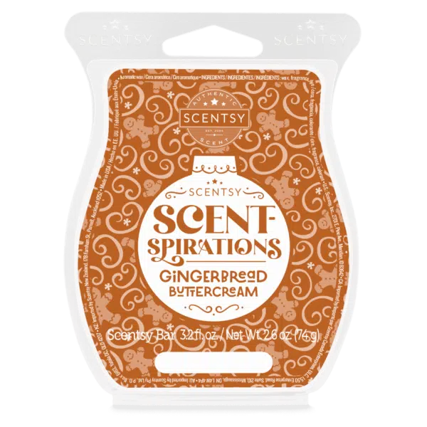 Gingerbread Buttercream Scentsy Bar | Scent-Spirations | Incandescent ...
