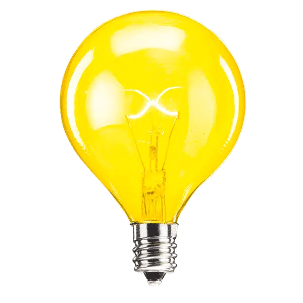 NEW! 25 WATT YELLOW SCENTSY LIGHT BULB | Shop Scentsy | Incandescent ...