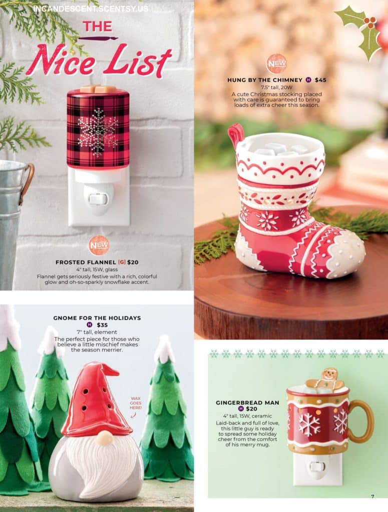 Frosted Flannel Mini Scentsy Warmer