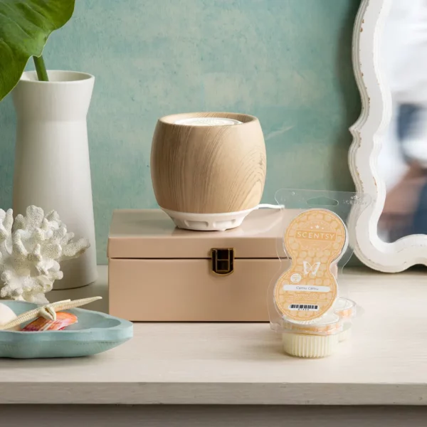 Beach Wood Tabletop Scentsy Air Fan Diffuser | Spring 2025 Catalog
