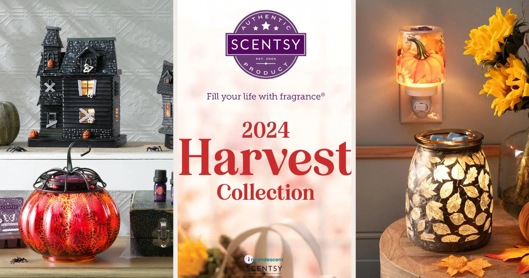 2024 Scentsy Harvest Halloween Collection | Shop Now | Incandescent ...
