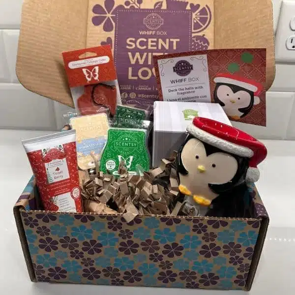 Scentsy Whiff Box Spoiler & Exclusive Baby Tux Mini Warmer | November ...