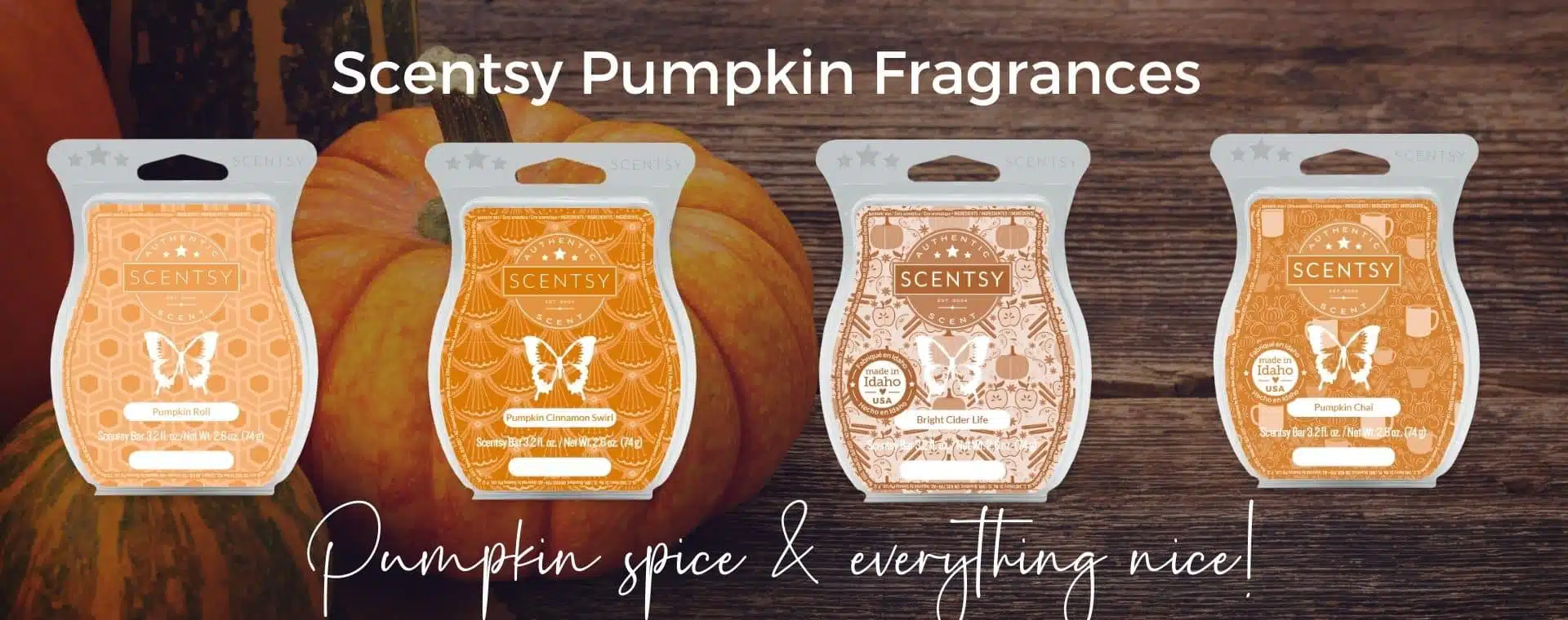 Scentsy Pumpkin Fragrance List | Fall 2021 | Incandescent.Scentsy.us