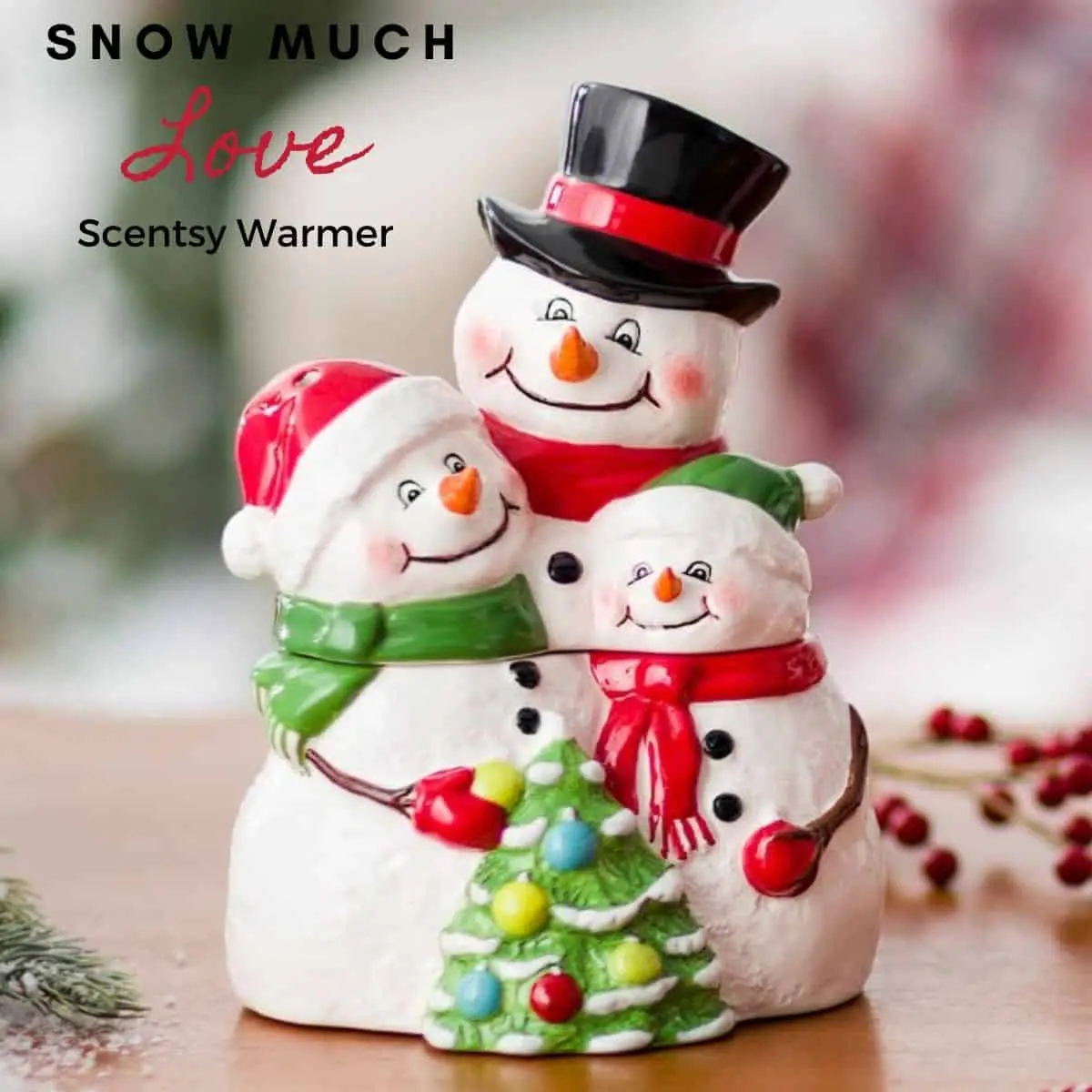 NEW! SNOW MUCH LOVE SNOWMAN SCENTSY WARMER | HOLIDAY 2020 ...