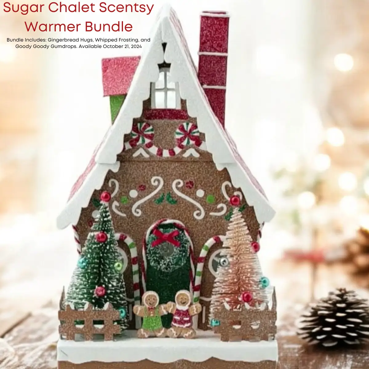 Sugar Chalet Gingerbread House Scentsy Warmer Bundle | Shop 10/21 ...