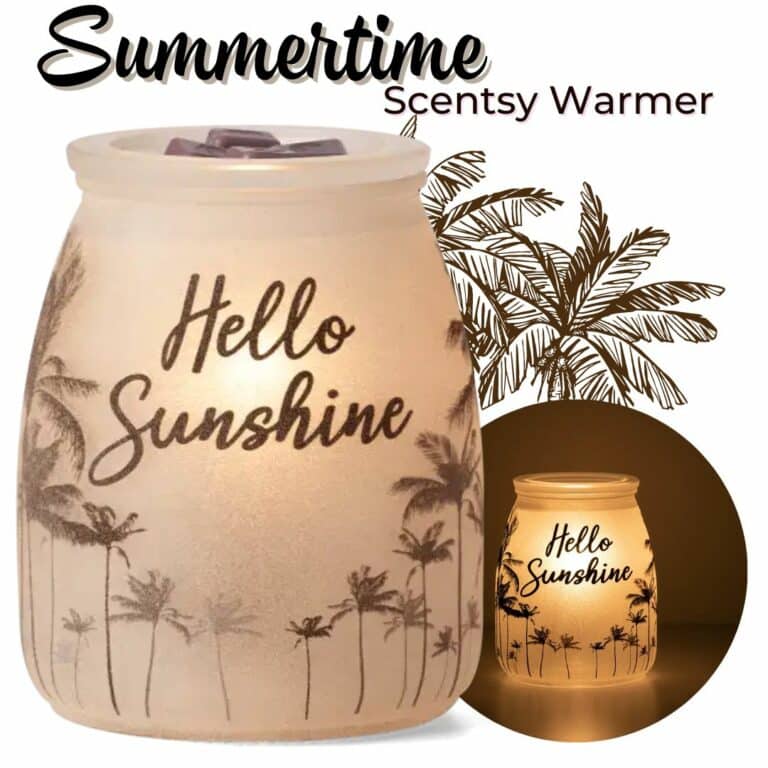 Summertime Scentsy Warmer | Hello Sunshine