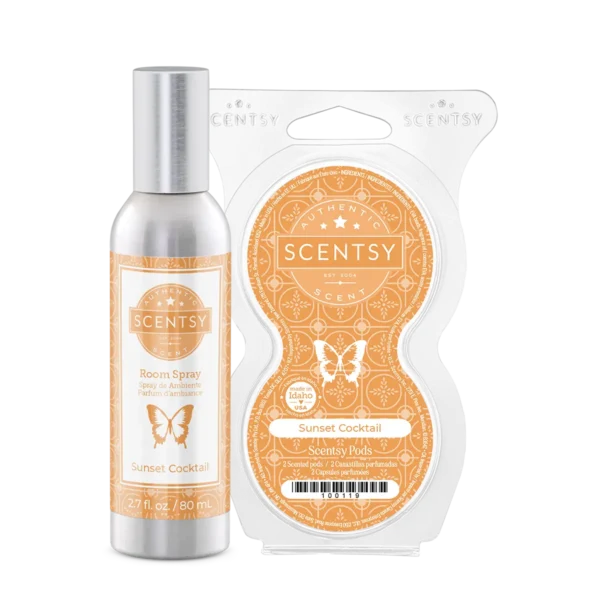 Sunset Cocktail Scentsy Pod & Room Spray Bundle | Summer 2025 Collection
