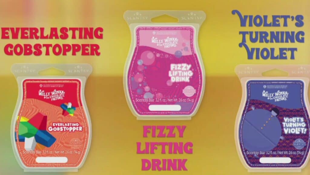 Willy Wonka Scentsy Wax Collection | November 2023 | Incandescent.Scentsy.us