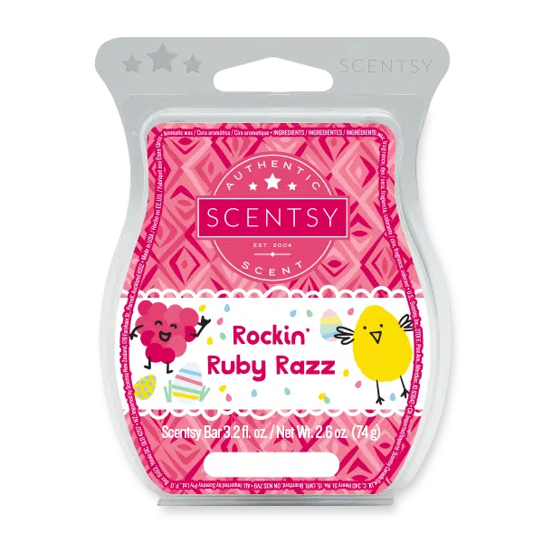 SCENTSY EASTER WAX BAR COLLECTION - ROCKIN RUBY RAZZ, COTTON CANDY COOKIE, CANDY DANDY ...