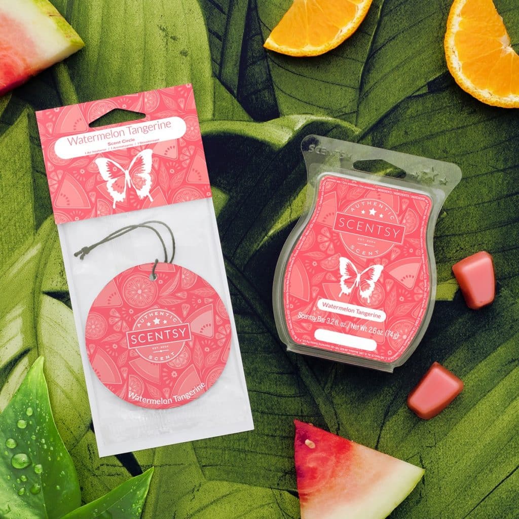 Watermelon Tangerine Scentsy Scent Circle 3 Pack