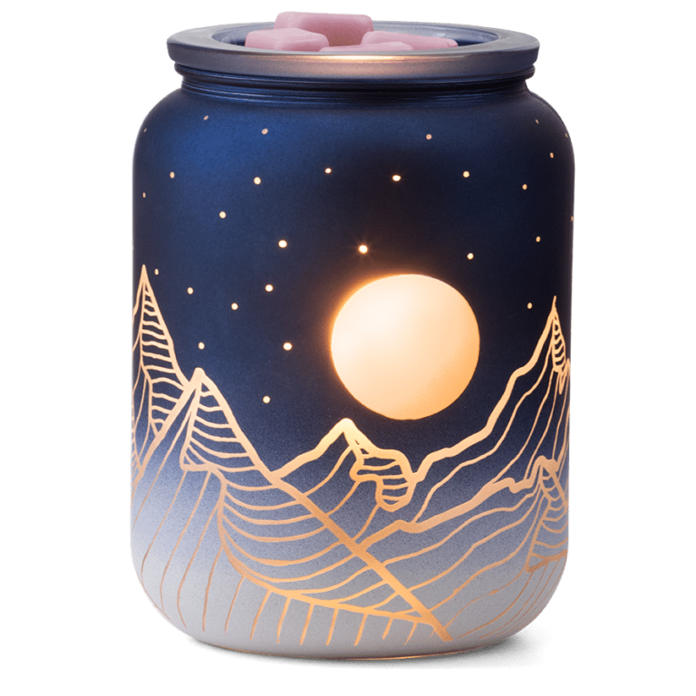 Scentsy August 2023 Warmer & Scent Of The Month | Mountain Sky + Pink ...