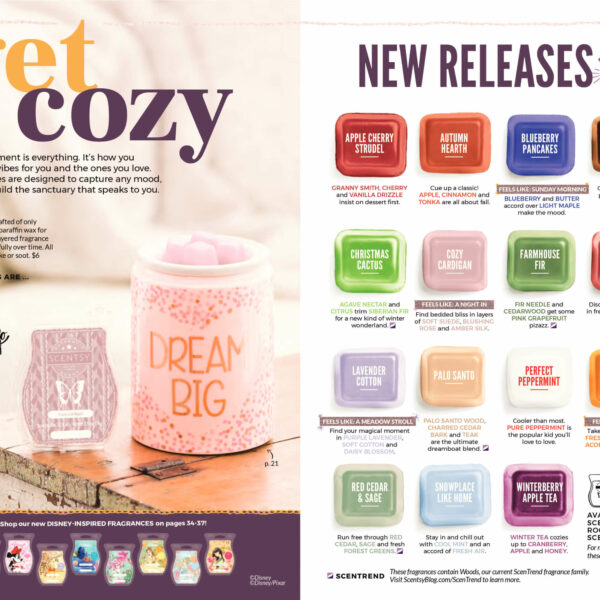 SCENTSY COMPLETE SCENT LIST FOR FALL WINTER 2018 2019 | Incandescent ...