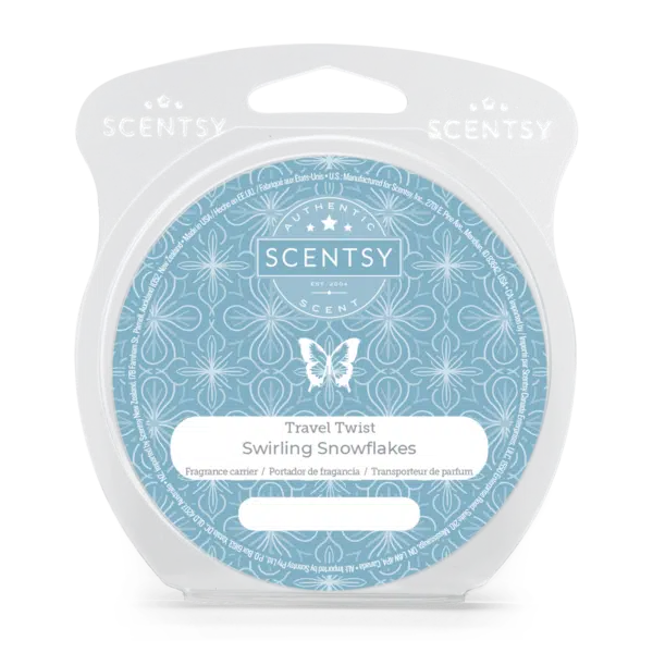 Swirling Snowflakes Scentsy Travel Twist | Incandescent.Scentsy.us